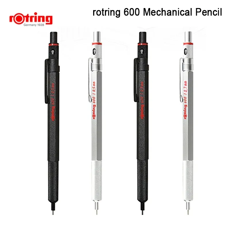 Wholesale Rotring 600 0.5 0.7 Mm Metal Automatic Mechanical Pencil Black Silver From Long10 27.65 DHgate.Com