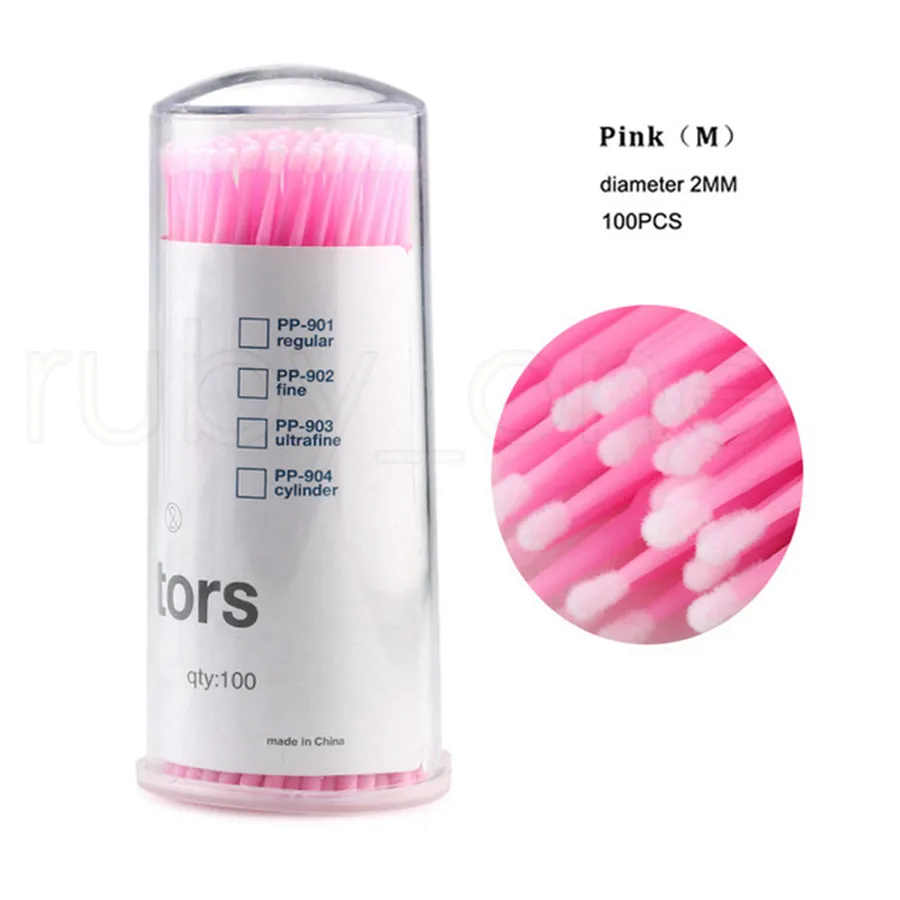 Durable Micro Disposable Eyelash Brushes, Eyelash Extension Applicators ...