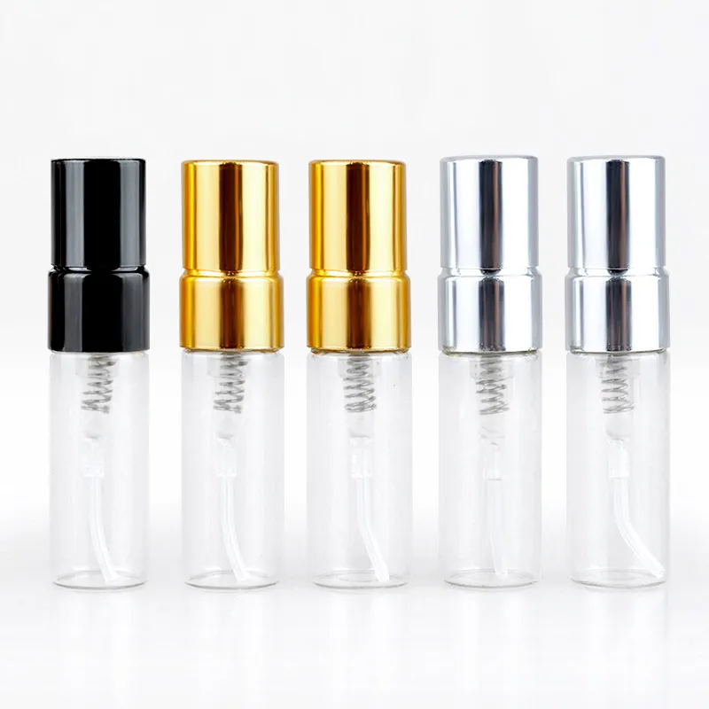 3ML Customizable Paper Boxes And Glass Perfume Bottle With Atomizer ...