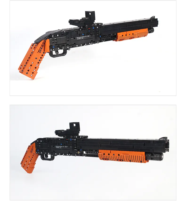 Toy Gun Models: Large Scale Building Block Sniper Rifle, High Precision ...