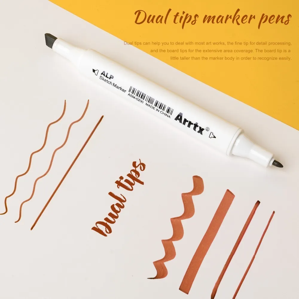 Arrtx ALP 40-Color ohuhu markers 320 for Light,...
