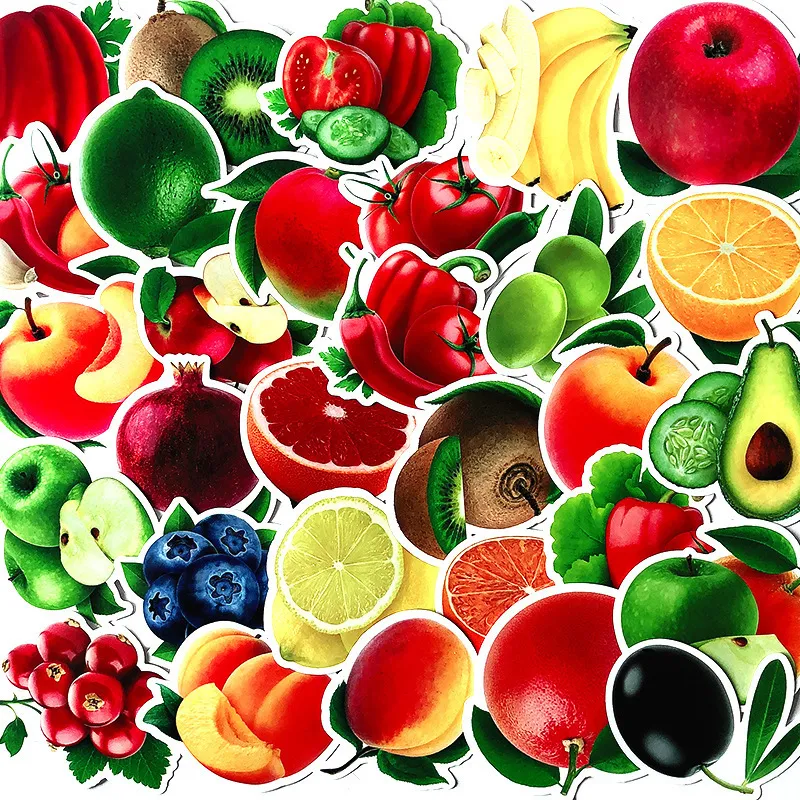Waterproof Fruit & Vegetable Stickers - Kitchen, Fridge & More! Shop ...