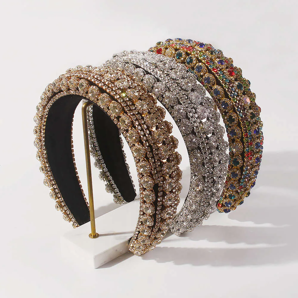 Luxury Full Crystal Hairbands Womens Hair Accessories... From Hongshu33 ...