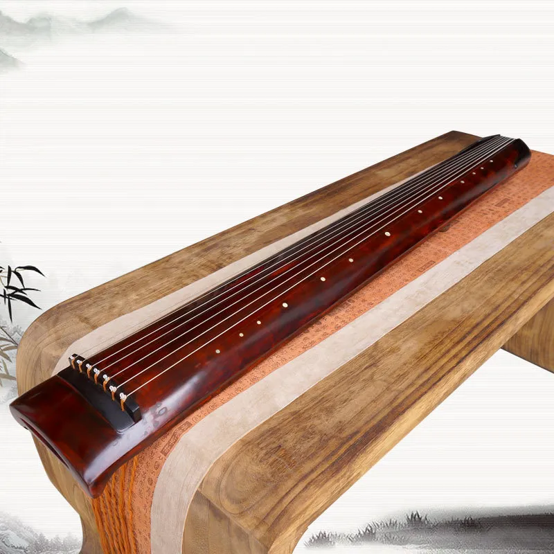 DHgate.com:Exquisite Raw Lacquer Guqin Lyre Zither, Handmade Chinese ...