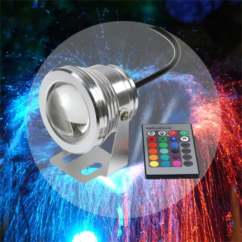 DHgate.com:RGB LED Fountain Light, 16 Colors 10W DC 12V Submersible ...