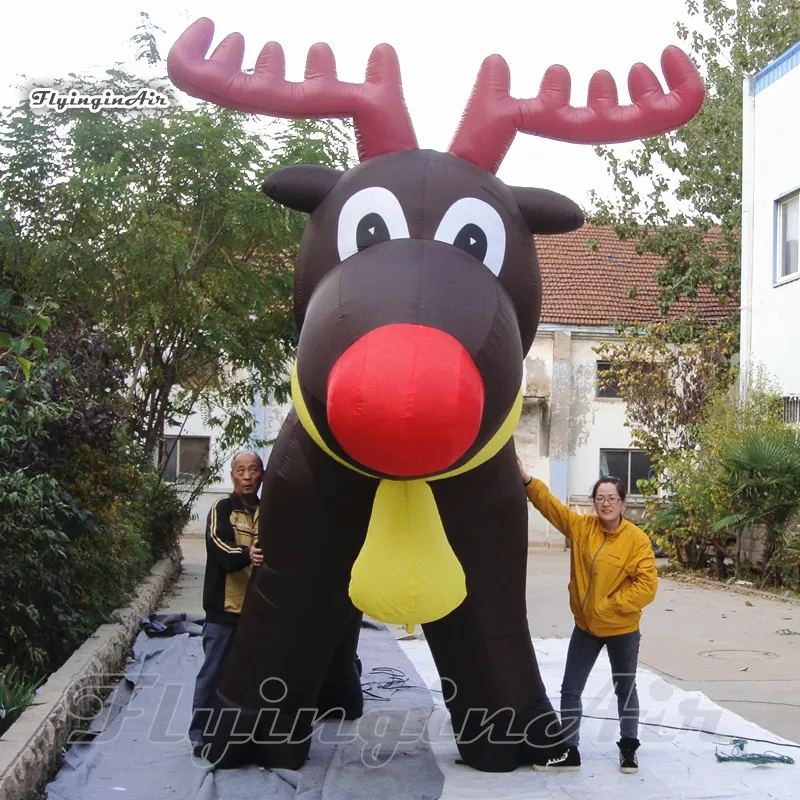 Winter Outdoor Inflatable Reindeer Christmas Decoration 3m/5m Giant Air ...