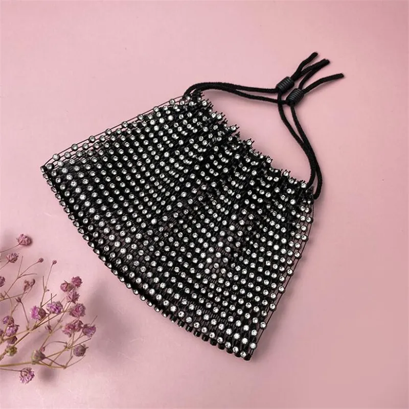Diamond Mask Colorful Mesh Masks Bling Diamond Party Mask Rhinestone ...