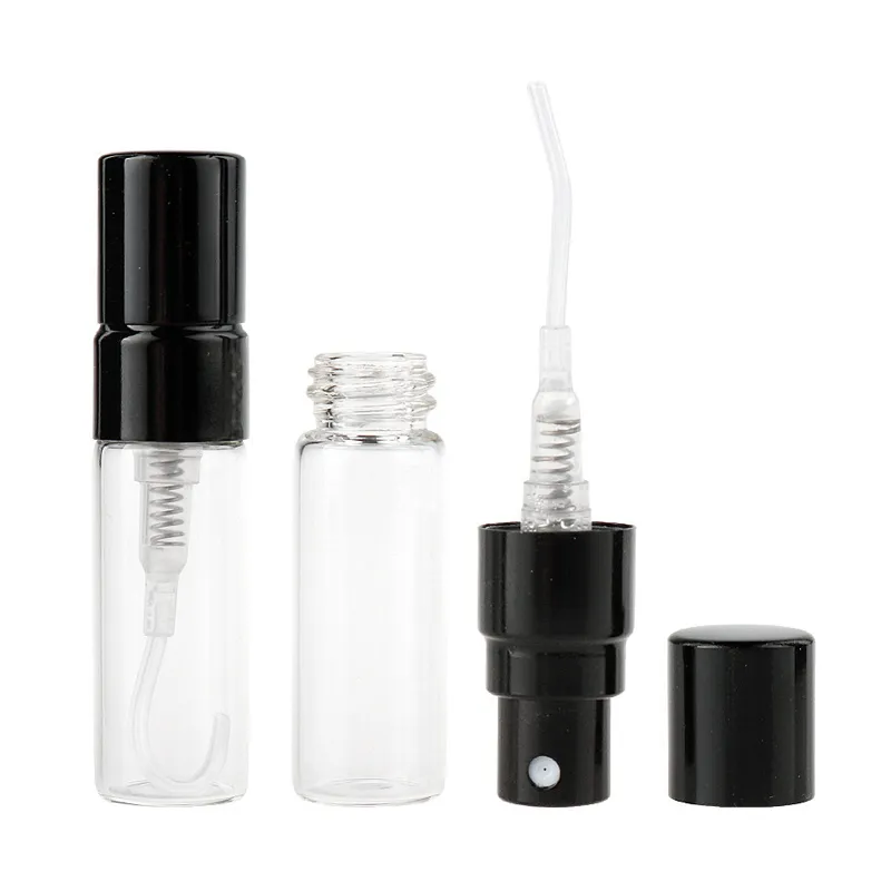 3ML Customizable Paper Boxes And Glass Perfume Bottle With Atomizer ...