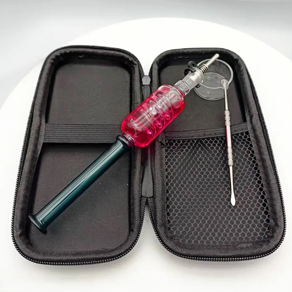 Glycerin Dab Straw Hookah Pipe Kit: 2024 Freezable Glass Nectar ...