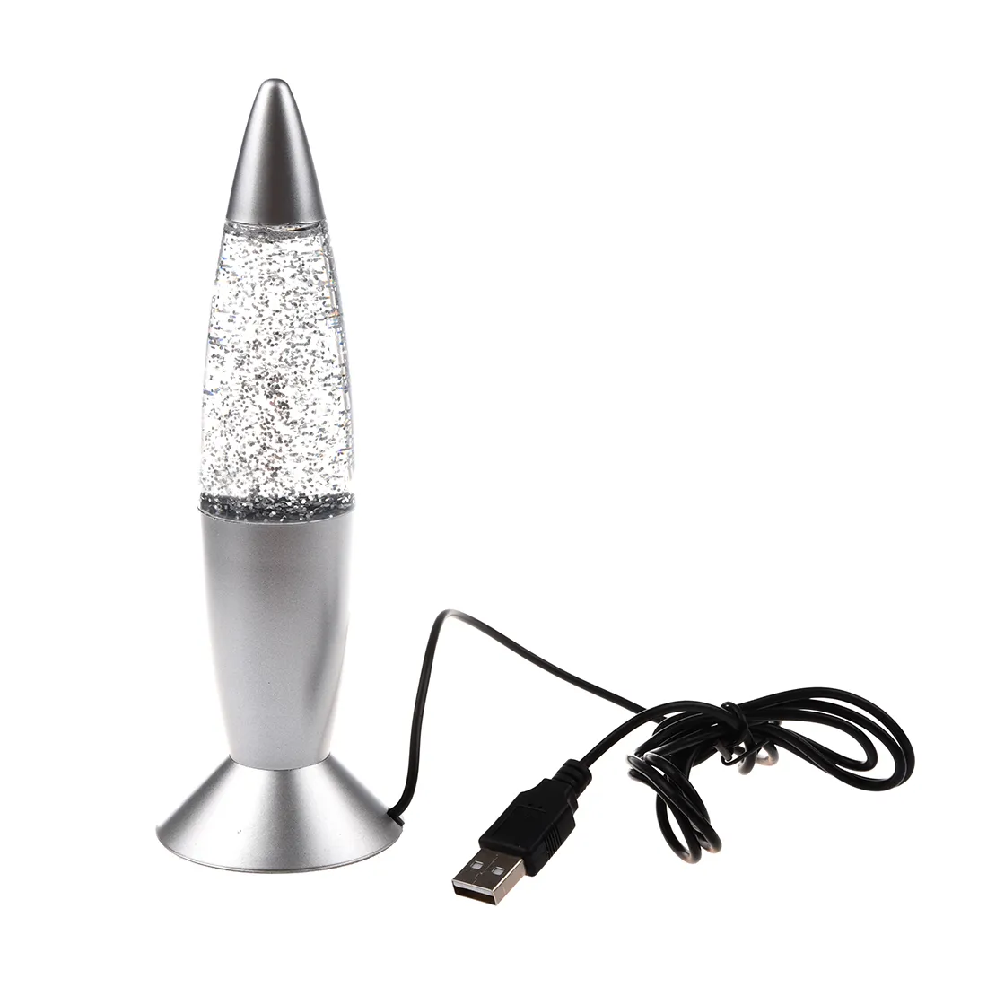 USB Rocket Lava Lamp - Colorful LED Night Light, Multi-Color Changing ...