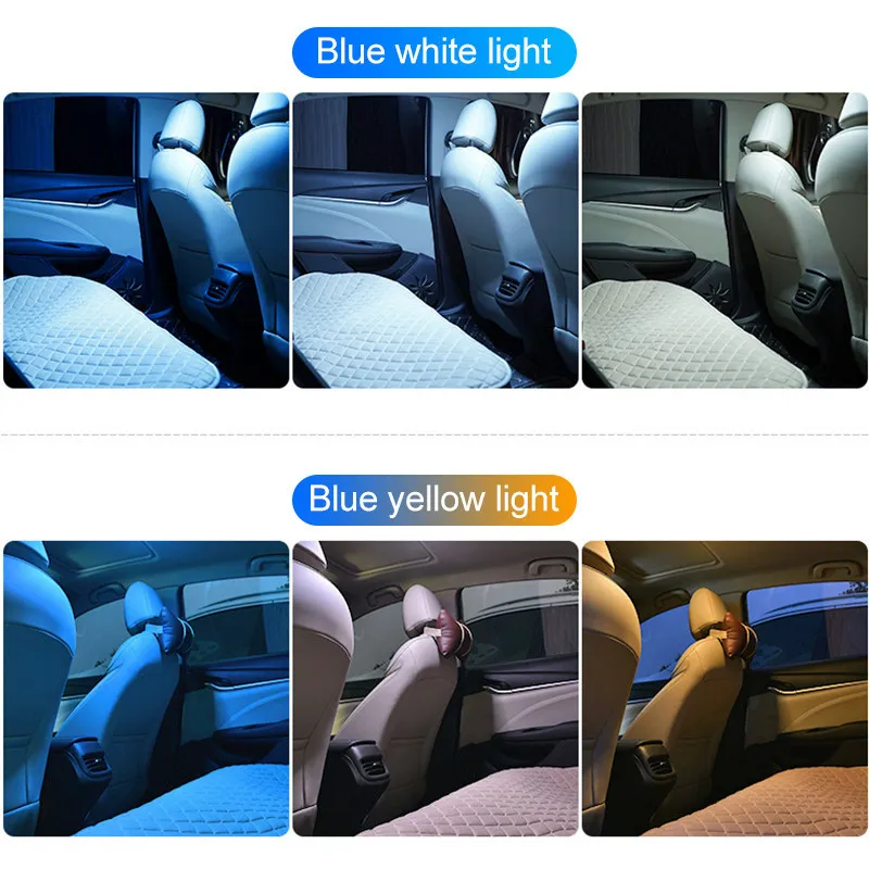 USB Rechargeable Car Interior Led Trunk Cargo Area Lights 12V Bright ...