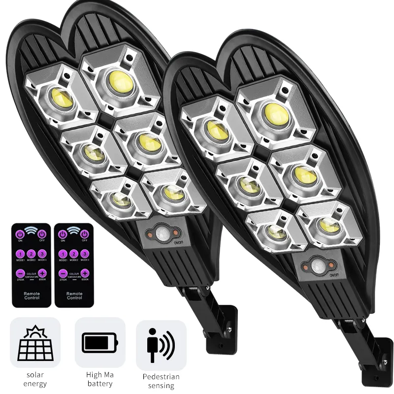 Outdoor Solar Wall Lamp 6000W LED Street Light: IPX6 Waterproof, Motion ...