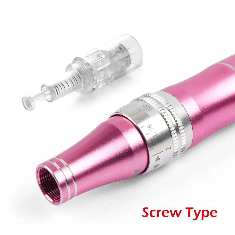Micro Needling Pen Screw Cartridge Replacement For Dr. Pen Derma Nano ...