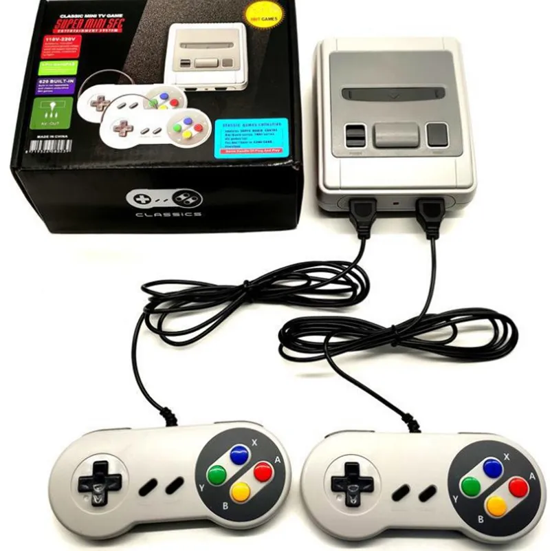 Retro Video Game Console With 620 Built In Games, AV Output, And 8 Bit ...