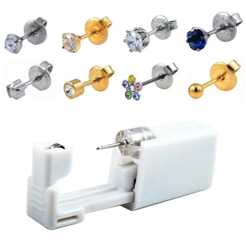 24-Piece Disposable Ear Piercing Kit: Safe, Sterile, No Pain. Easy Nose ...