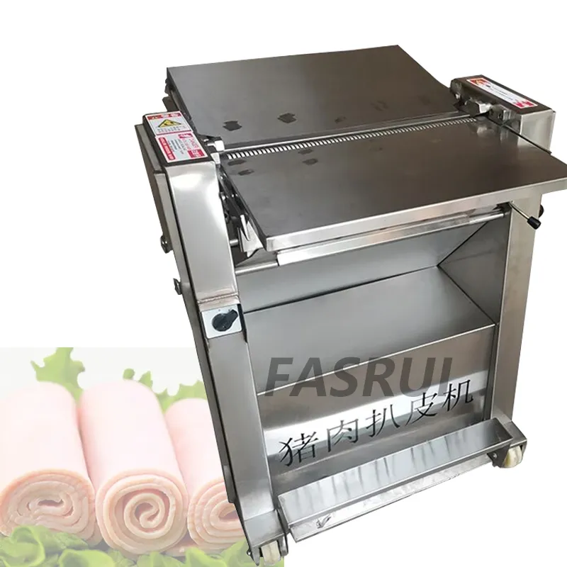 Commercial Meat Cutting Machine Stainless Steel Pork Skin Remover For ...