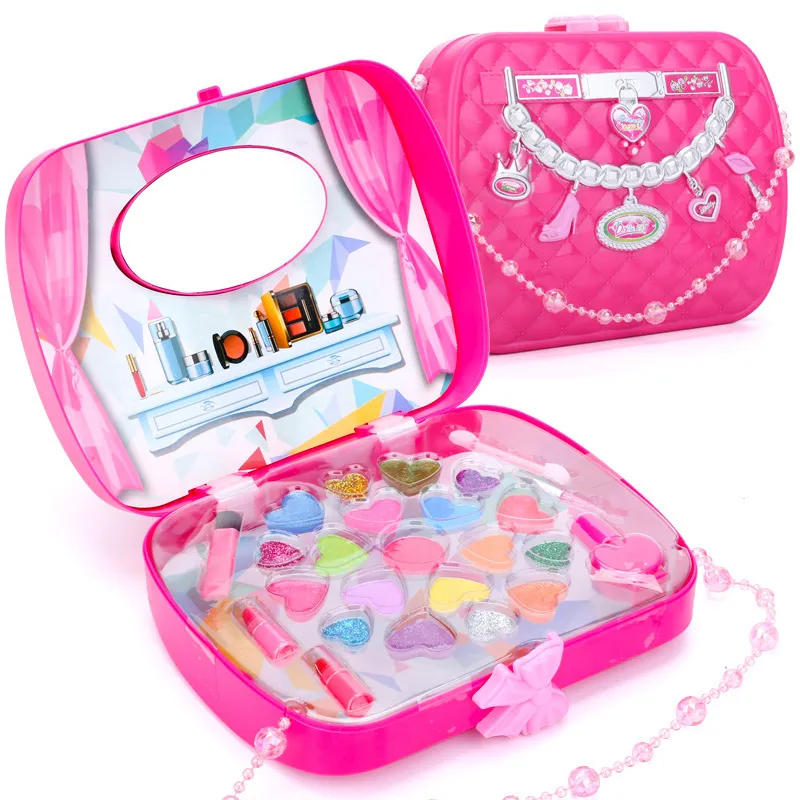 Non Toxic Pretend Play Makeup Kit Set For Girls Safe, Travel Friendly ...