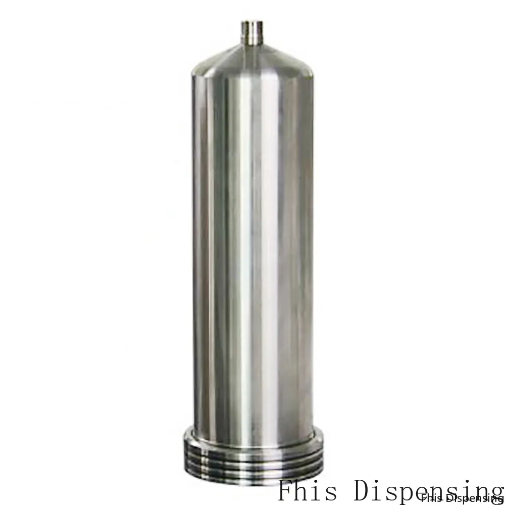 300cc Stainless Steel Dispensing Syringe with Luer Lock & Threaded Cone ...