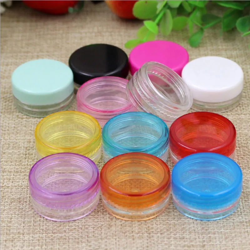 Wholesale 100 Pack 3g Plastic Small Cosmetic Sample Containers For ...