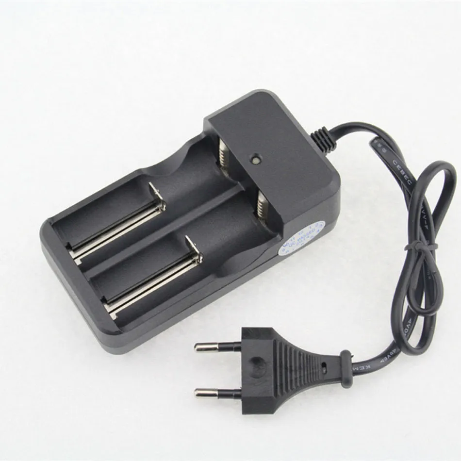 26650 Battery Charger, 2-Slot Smart Dual Charger, AC 110V 220V, for ...