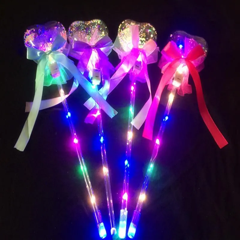 Light Up Wands For Wedding LED Magic Wands, Star & Heart Fairy Sticks ...