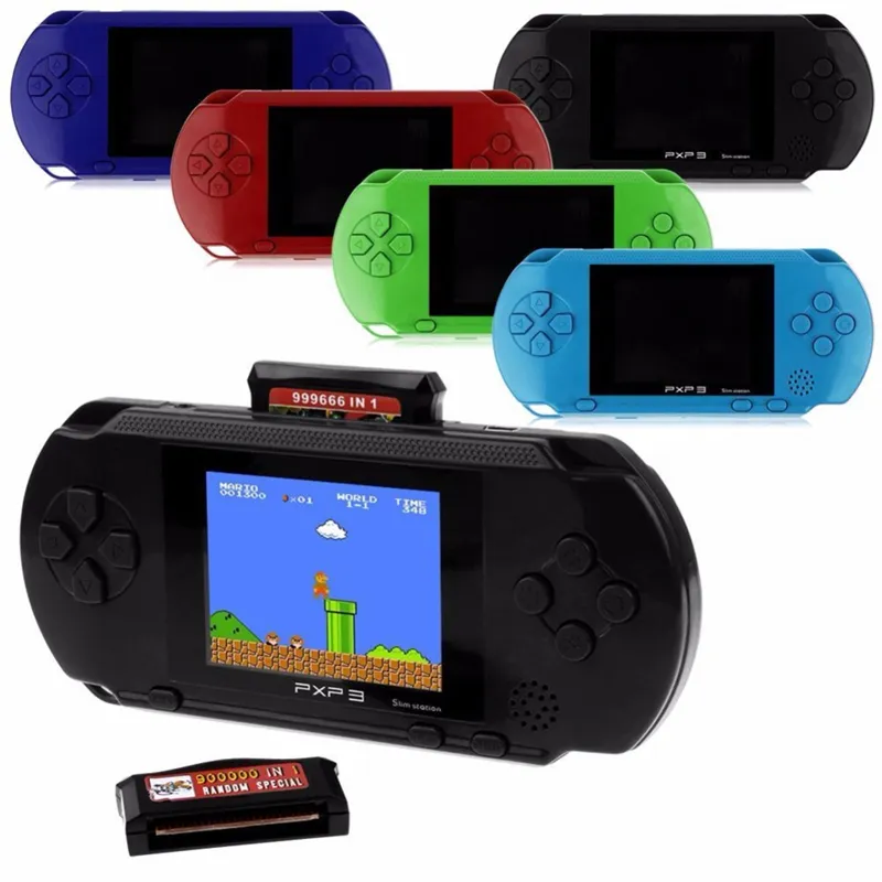 3 Inch 16 Bit PXP3 Slim Handheld Game Console with 150 Classic Games ...