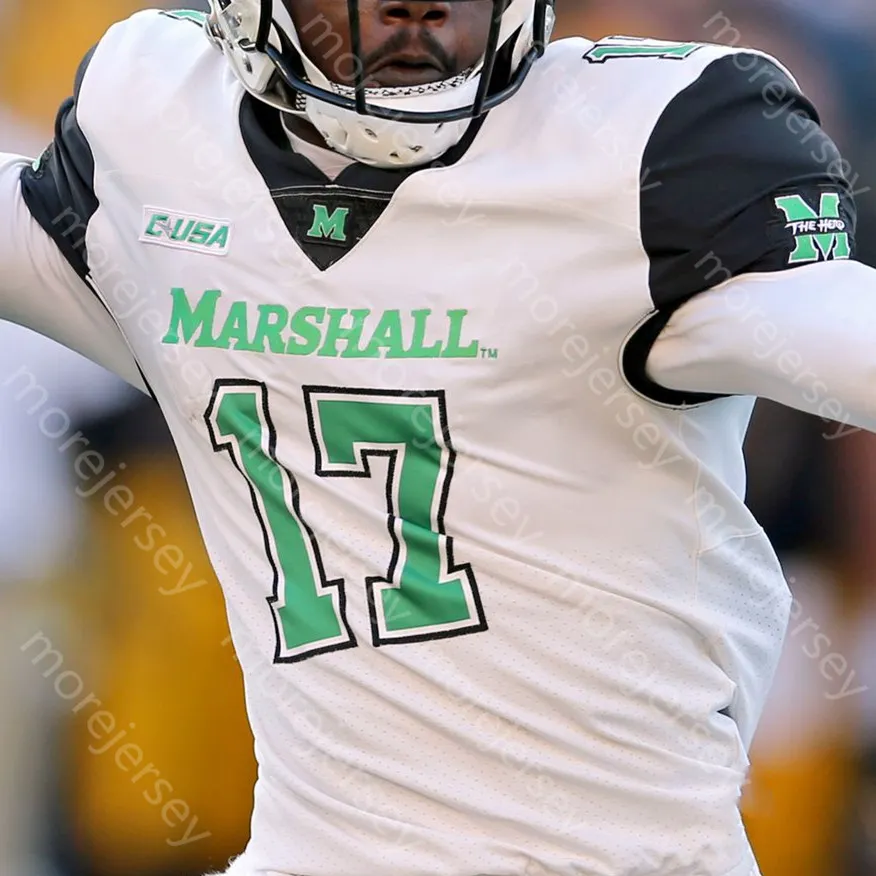 Marshall Thundering Herd Football Jersey NCAA College Randy Moss Wells ...