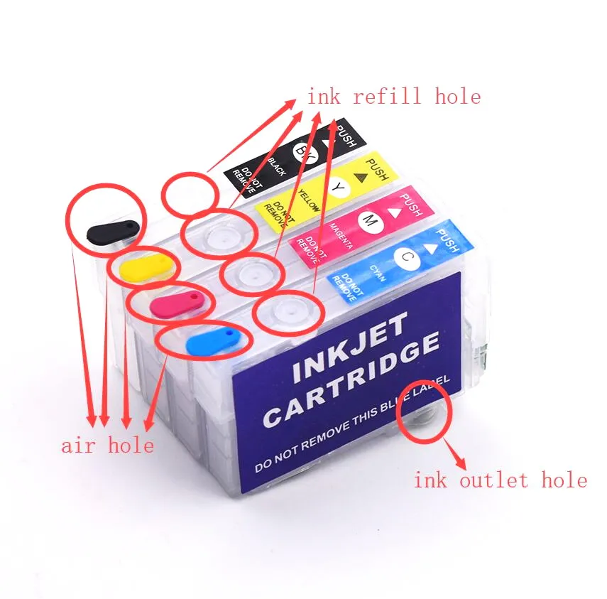 DHgate.com:2 Sets/Lot,Empty 4-Color-set T212 T212XL Refillable Ink ...