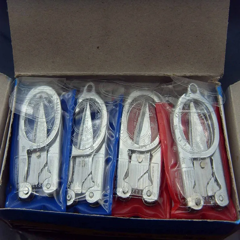 Travel Scissors, Mini Folding Scissors: Compact Silver Stainless Steel ...