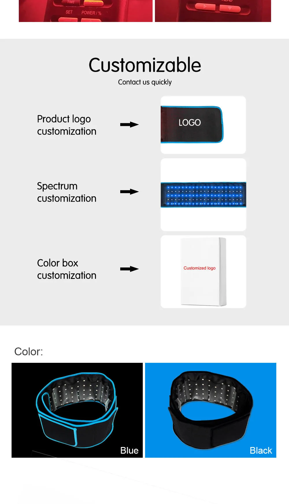 DHgate.com:Pain Relief Waist Slimming Lipo Infrared 635Nm 860Nm Led Arm ...