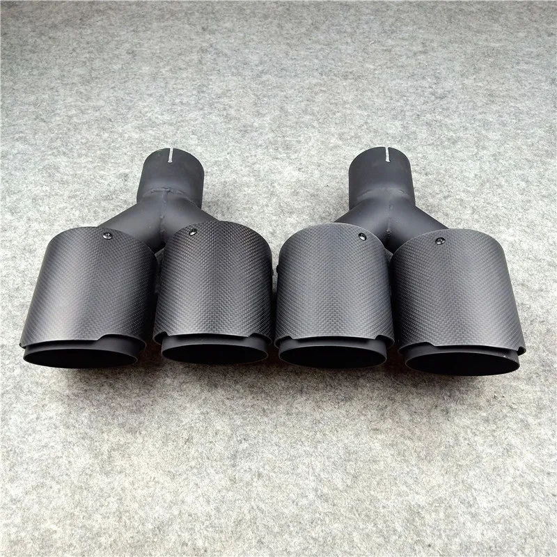 Punta De Escape 2.75" Inlet Carbon Fiber Exhaust Tip - Universal ...