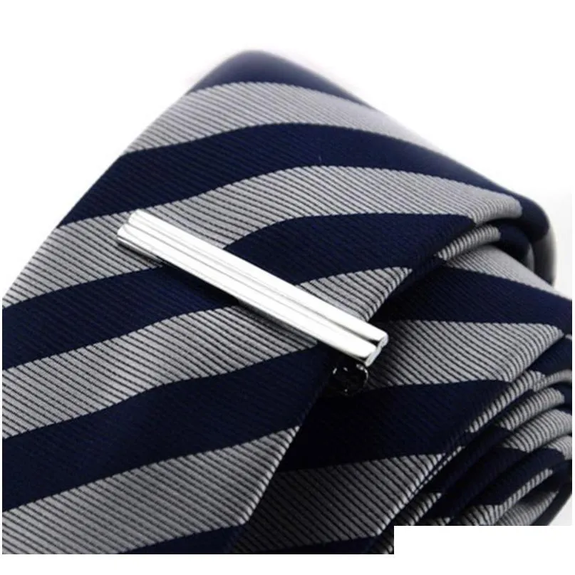DHgate.com:Silver Metal Tie Clip for Men | 10 PCS Skinny Tie Bar ...