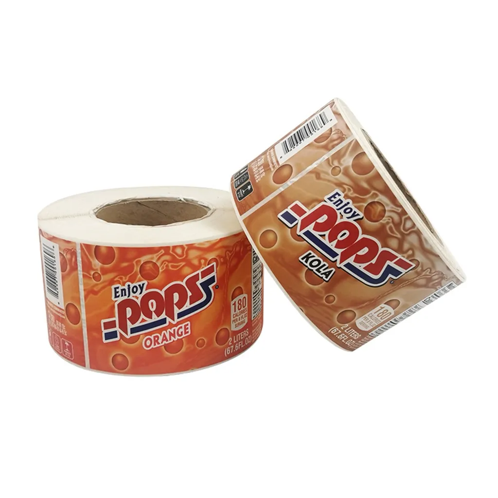 Wholesale Customized Roll Food Labels Oilproof White Vinyl Stickers ...