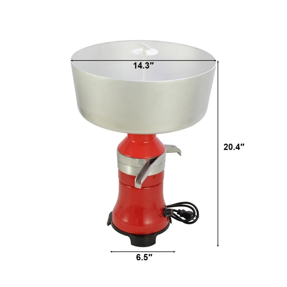 DHgate.com:T2005233357 Electric Cream Separator - 80L/h Metal Milk ...