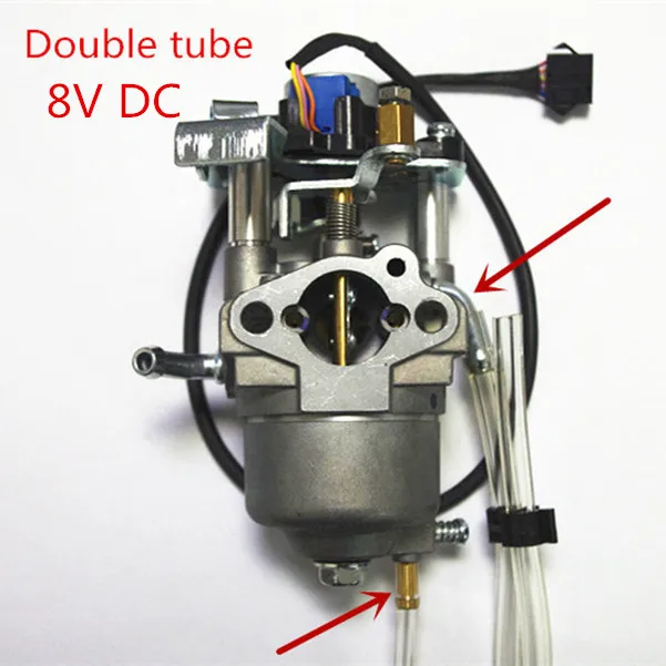 CARBURETORE DOPPIO TUBI Con 24BYJ28 MOTORE PASSAGGI 8V DC Yamaha MZ80 148F 144F Generatore Di ...