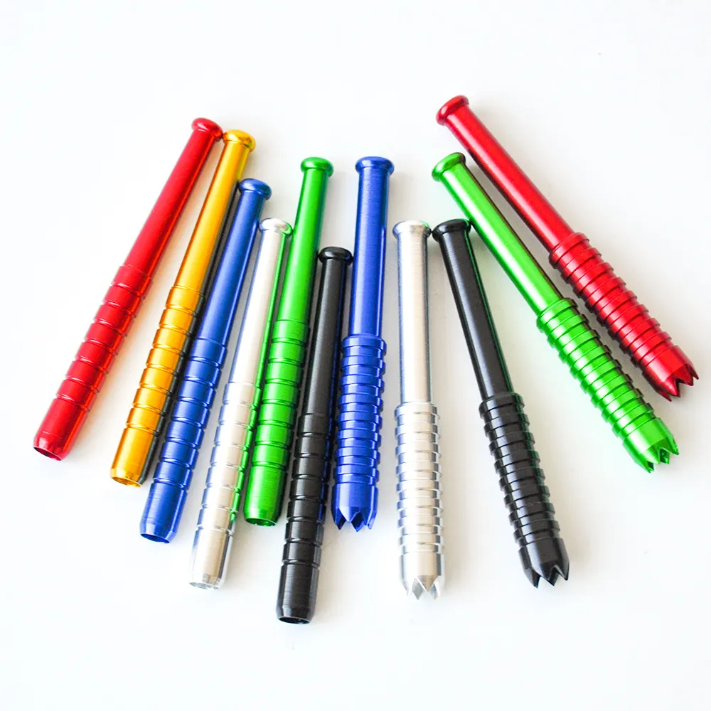 Metal Aluminum Baseball Bat Shape Smoking Pipes Portable Cleaner ...