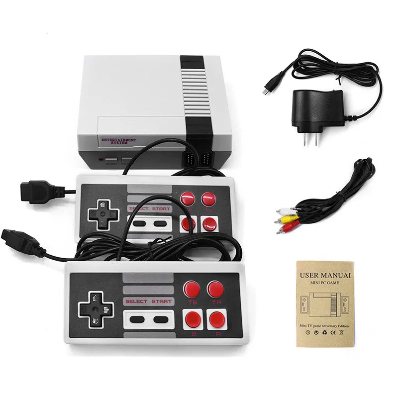 Mini TV Game Console, Handheld Video Game System with 620/500 Games, 2 ...