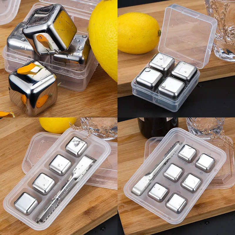 304 Stainless Steel Ice Cubes Quick Frozen Ice Grain Metal Ice Grain ...