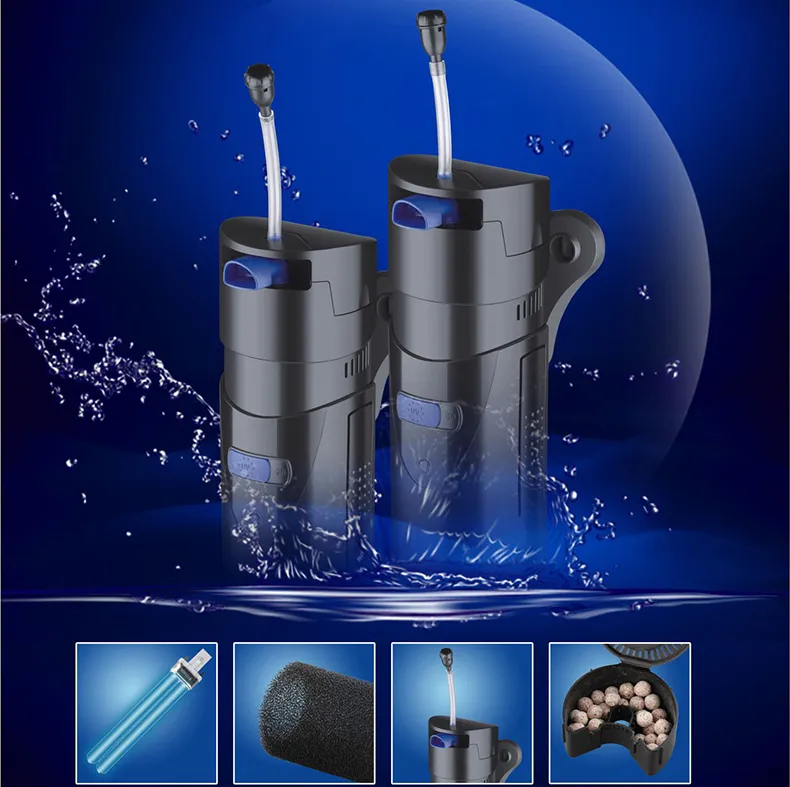 Sunsun GRECH Rium Fish Tank Water Filter UV Filter Bacterial Algae Killer Lamp CUP 803 805 807 ...