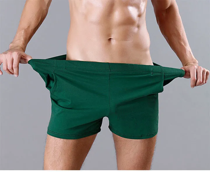 Soft Cotton Printed Men's Boxers Shorts, Breathable Loose Home ...