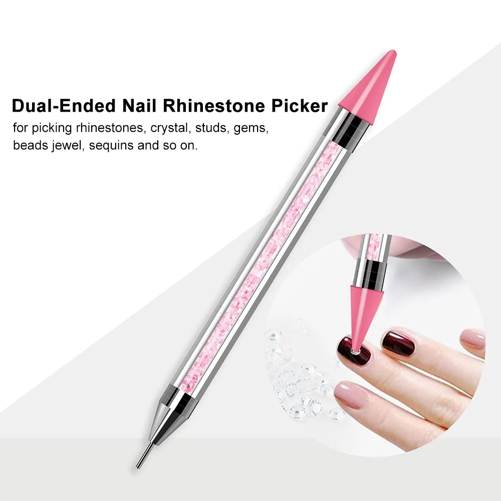 DHgate.com:Dual-Ended Nail Art Dotting Tool - Rhinestone Picker, Wax ...