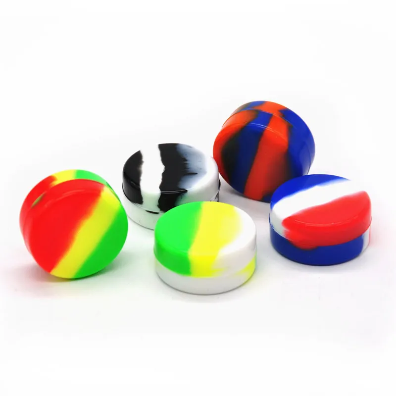 7ml Non Stick Silicone Containers For Wax Colorful Dab Jars ...