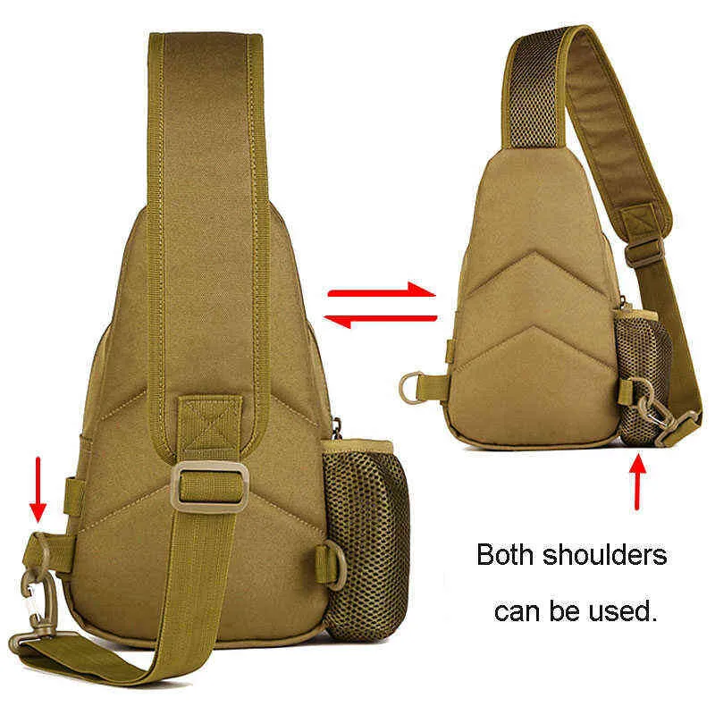 Tactical Sling Backpack: Compact Outdoor Shoulder Bag For Hiking ...