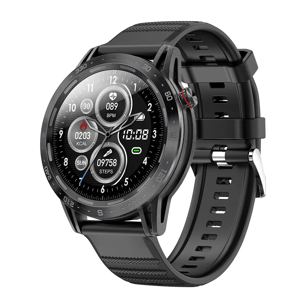 Waterproof Smart Watch Heart Rate Monitor, IP68, Large Touch Screen ...