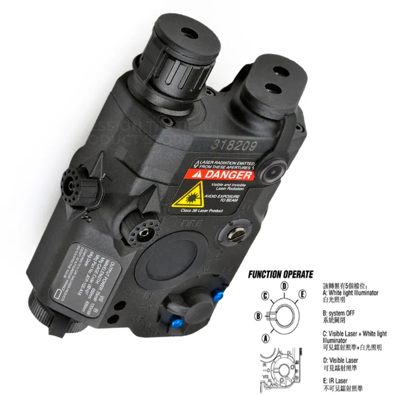 DHgate.com:LA AN/PEQ-15 Rifle Light Softair Tactical Red Dot Integrated ...