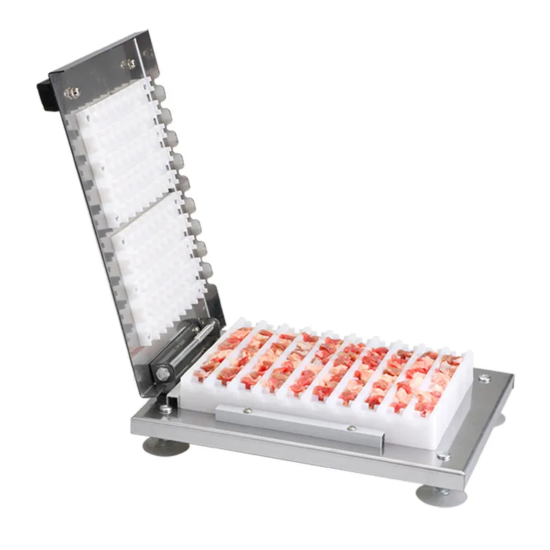 BEIJAMEI Stainless Steel Manual kebab makers for BBQ, Meat Satay Skewer ...