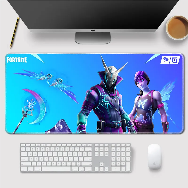 Fortnite Gaming Mouse Pad, Large Keyboard Pad, High-Quality PU Leather ...