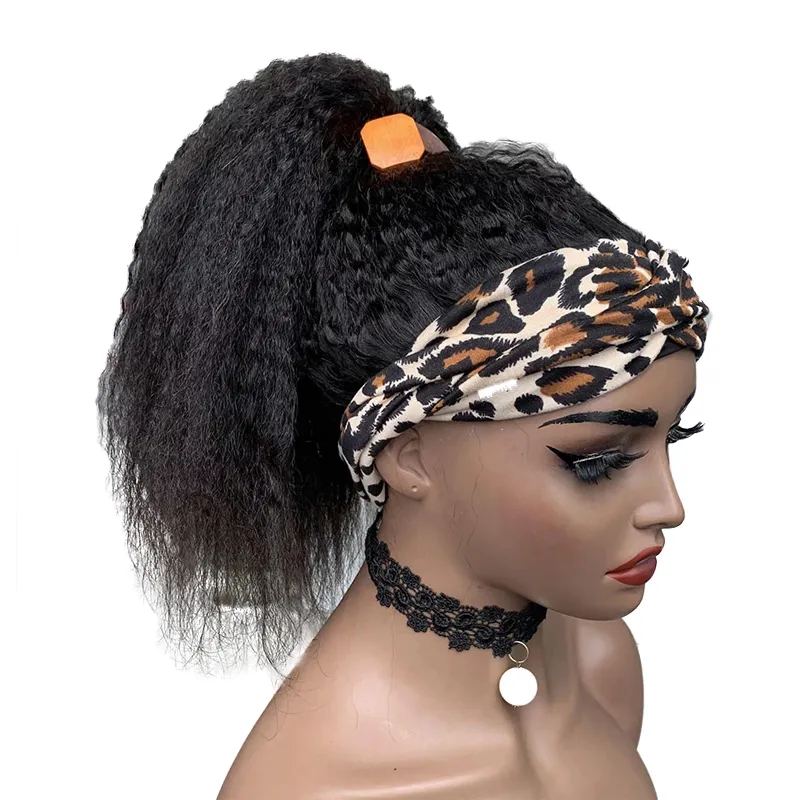 Kinky Straight Headband Full Hine Made Brazilian Remy... From Wigs8 ...