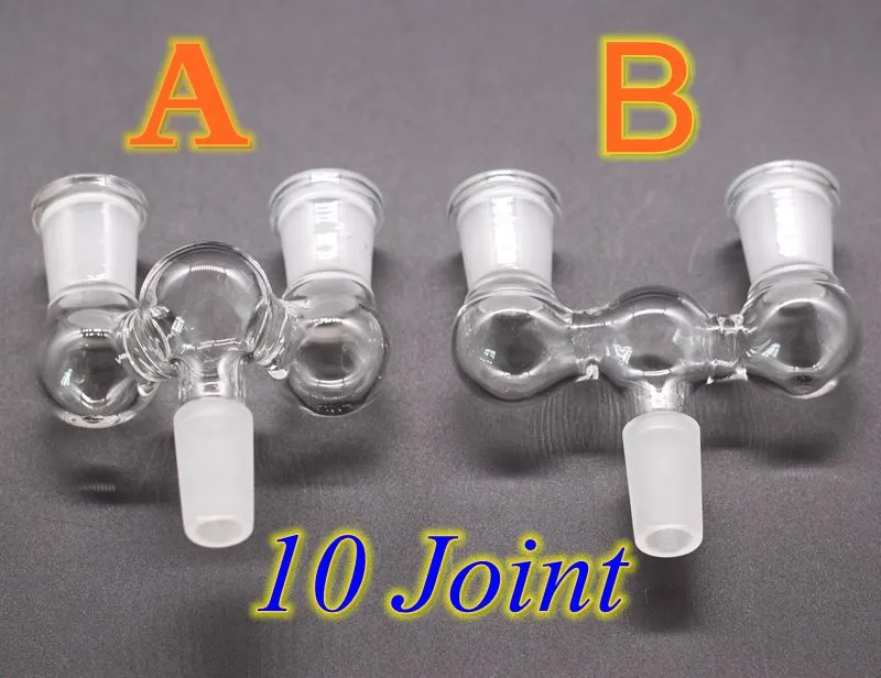 Wholesale Glass Dropdown Adapter Reclaimer For Bongs 2 Styles, One Turn ...