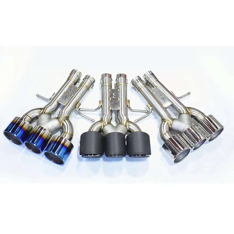 Civic X Performance Exhaust Tip - Triple Outlet Stainless Steel ...